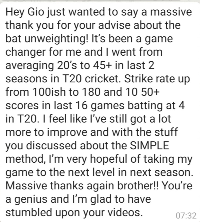 Bat Flow Analysis - Free Training - Simple Batting